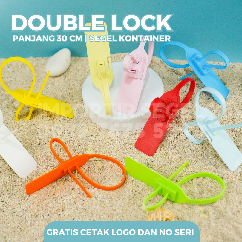 Jual GRATIS CETAK LOGO & NO SERI Double Lock Locis Segel Kontainer ...