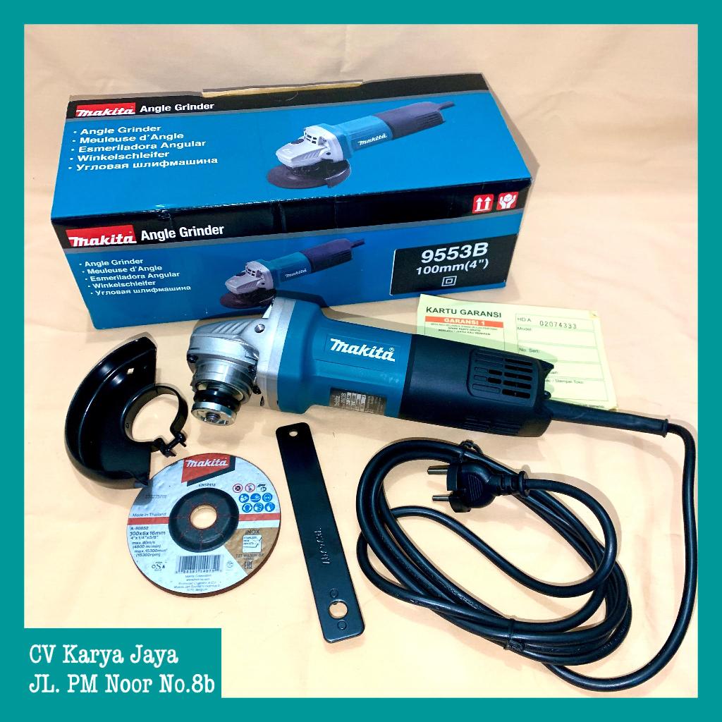 Jual Makita Gerinda 9553B / Makita Gerinda Tangan 9553B / Angle Grinder | Shopee Indonesia