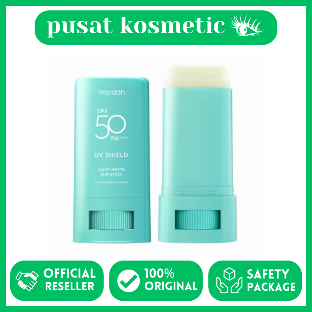Jual Wardah UV Shield Light Matte Sun Stick SPF 50 PA +++ 22 g ...