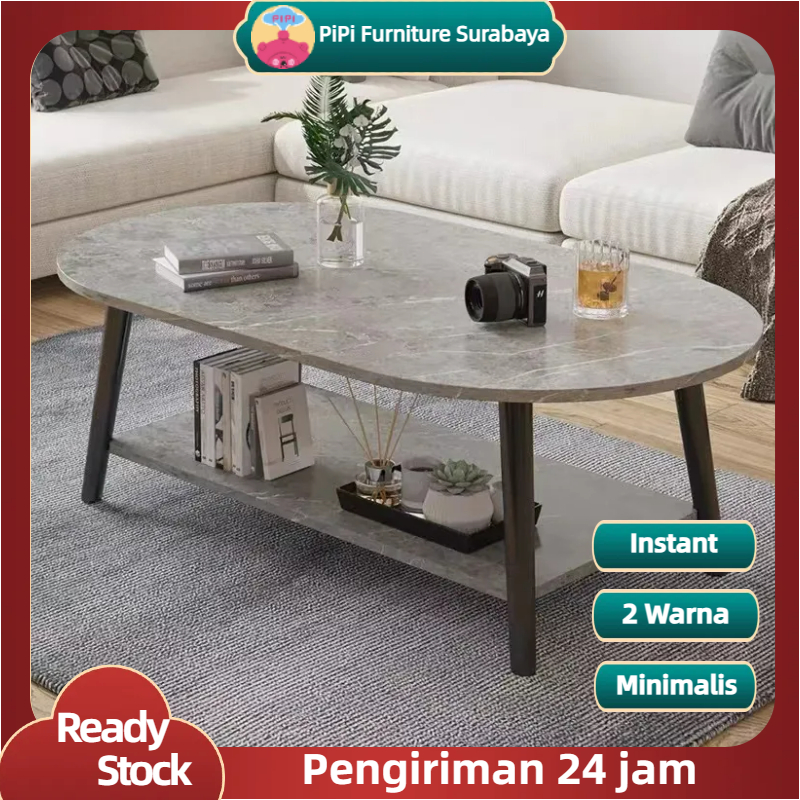 Jual PiPi Furniture Meja Tamu / Meja Kopi / Meja Sudut / Meja Cafe ...