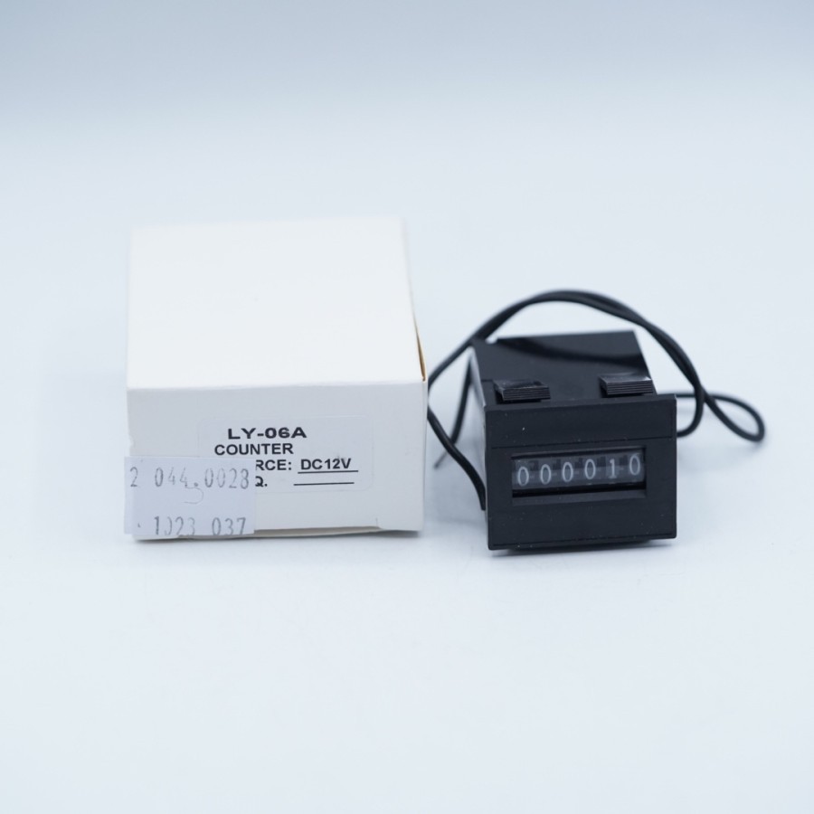 Jual Counter LY-06A DC 12V 6 digit counter digital counter mechanical ...