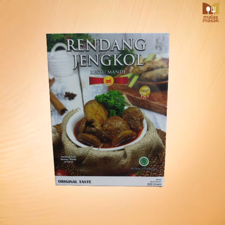 Jual Rendang Jengkol Rasa Original Restu Mande Rendang Padang 300gr ...