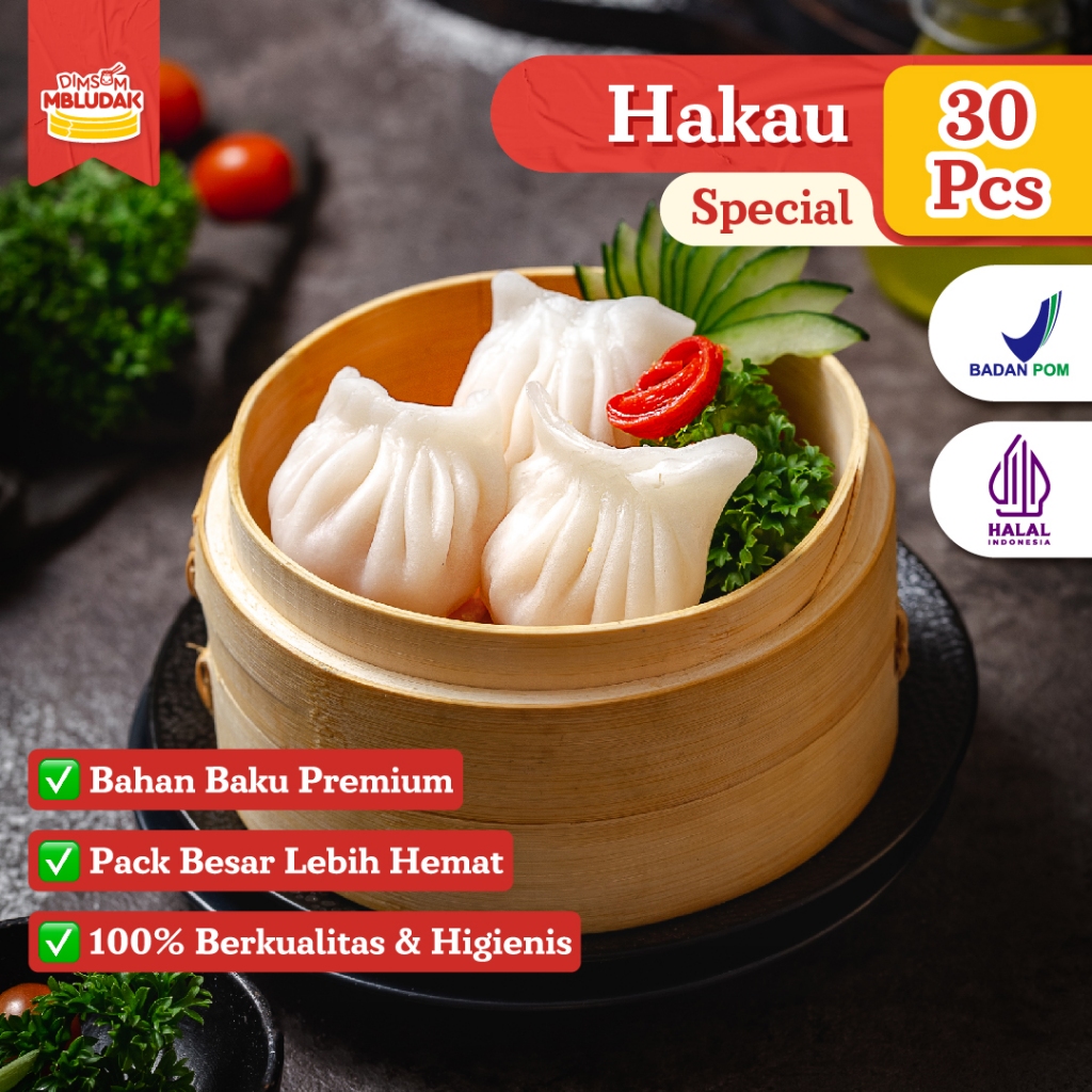 Jual Dimsum Mbludak Hakau Frozen Dimsum Special Halal 30 Pcs | Shopee ...