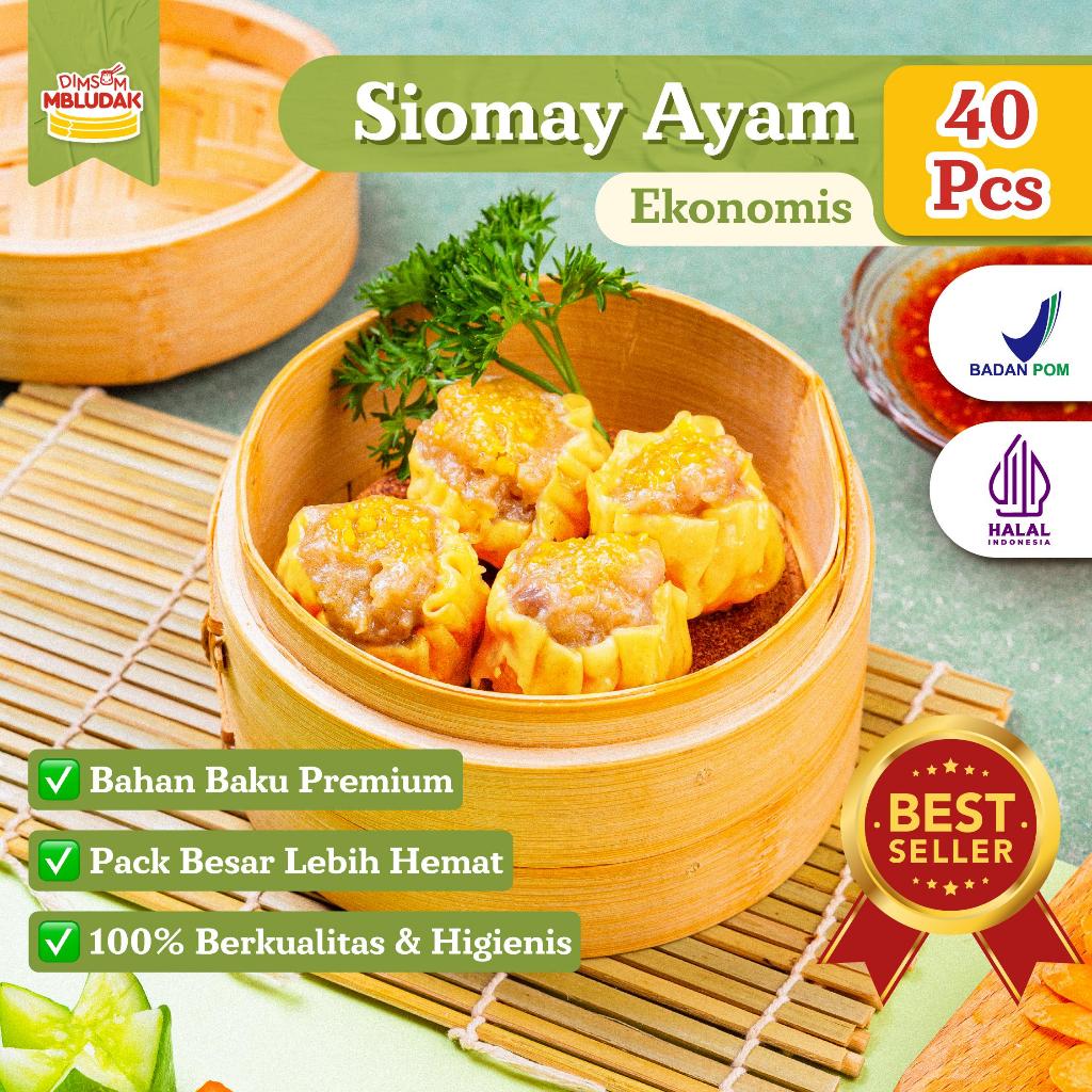 Jual Dimsum Mbludak Siomay Ayam Frozen Dimsum Ekonomis Halal 40 Pcs ...