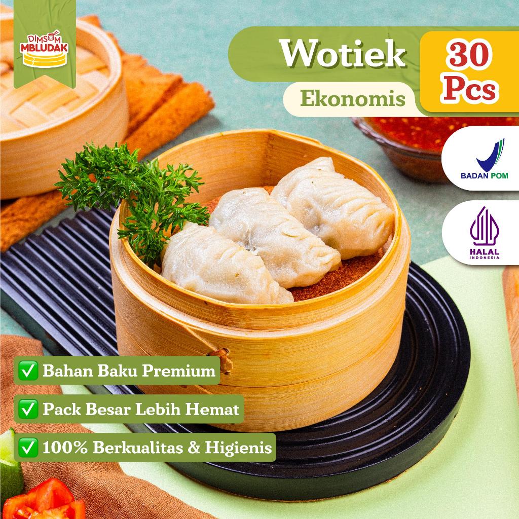Jual Dimsum Mbludak Wotiek Frozen Dimsum Ekonomis Halal 30 Pcs | Shopee ...