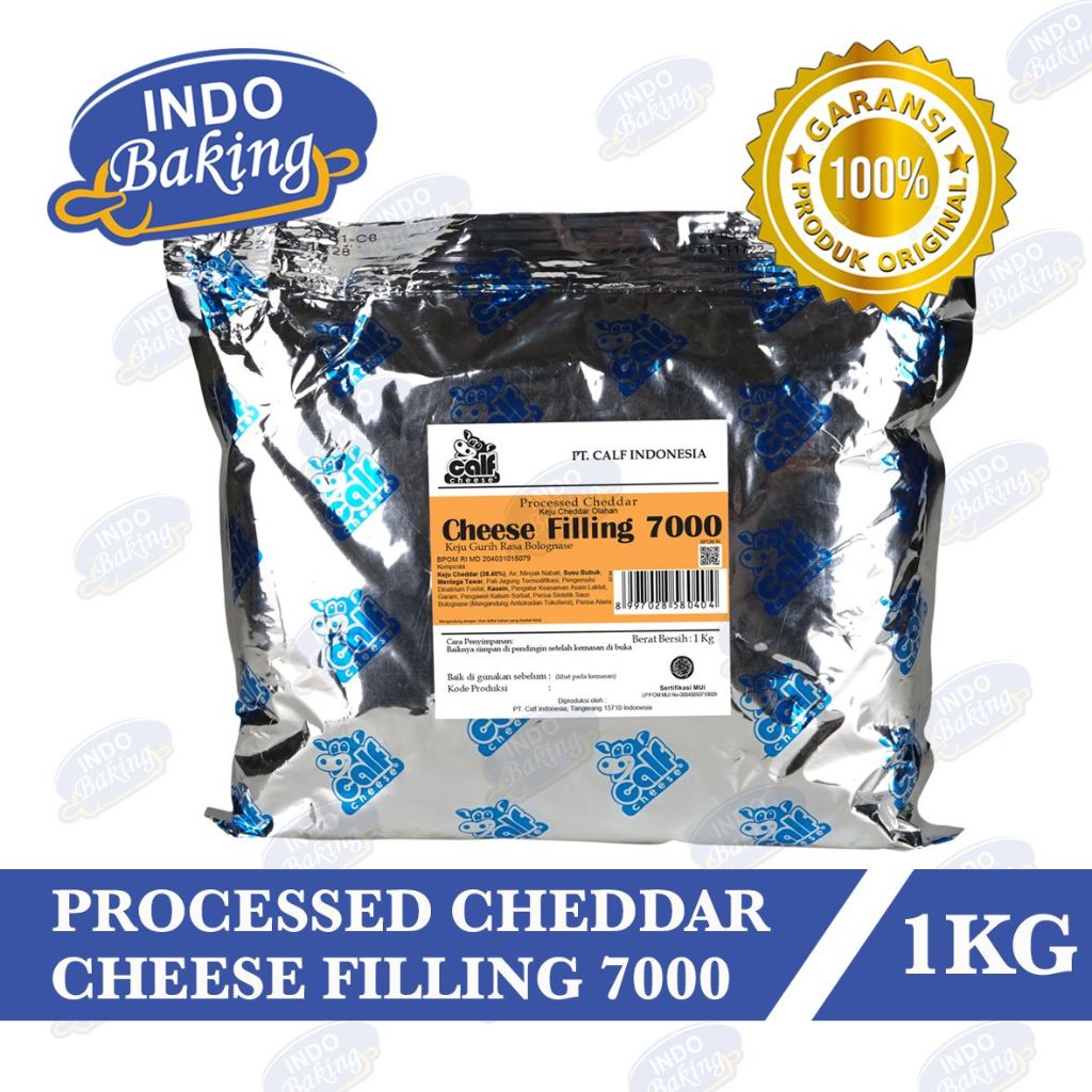 Jual Calf Cheese Filling 7000 Cheddar Saus Keju Savoury 1Kg Processed ...