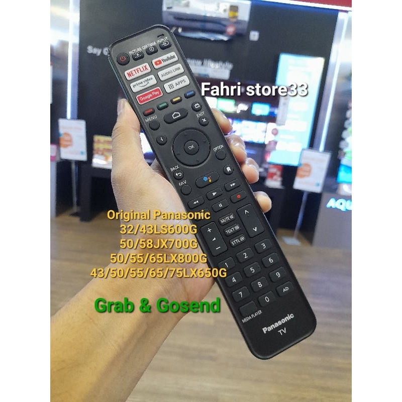 Jual Remote Tv Panasonic Android Original 100% Google Asisten | Shopee ...
