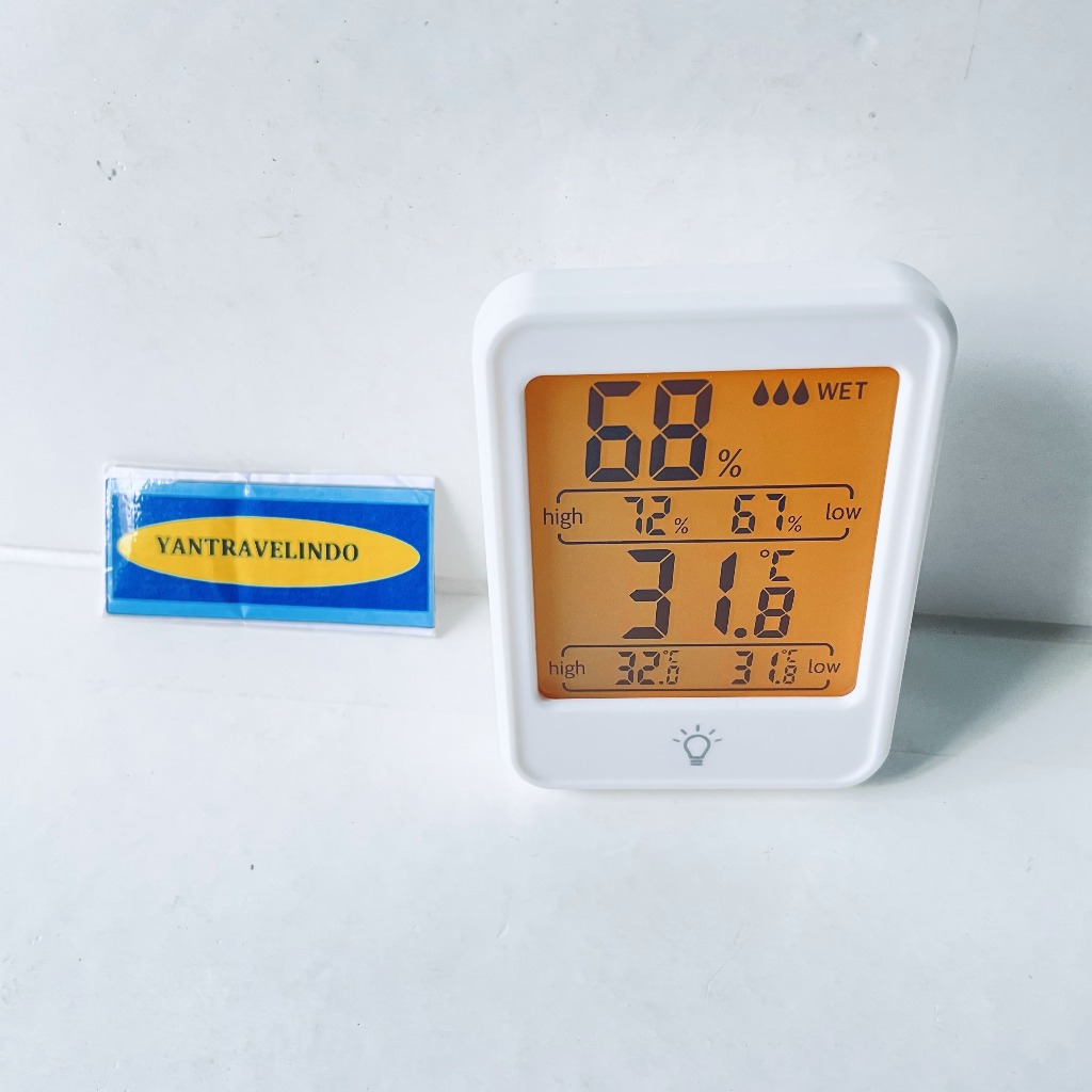 Jual PENGUKUR SUHU RUANGAN TERMOMETER INDOOR THERMOMETER HUMIDITY ...