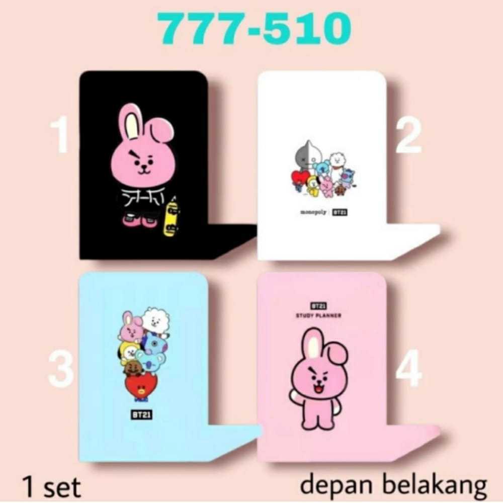 Jual Stand Book / Book End / Pembatas Buku Motif Kartun Bahan Besi 1 ...