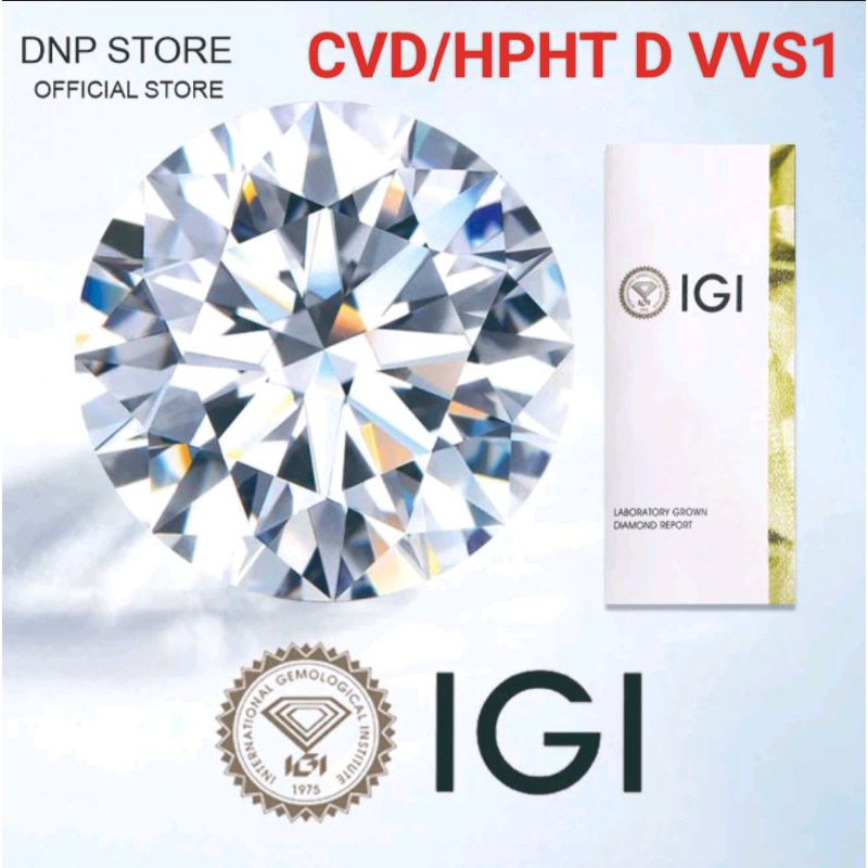 Jual LAB GROWN DIAMOND - CVD/HPHT - IGI/GIA - SERTIFIKAT | Shopee Indonesia