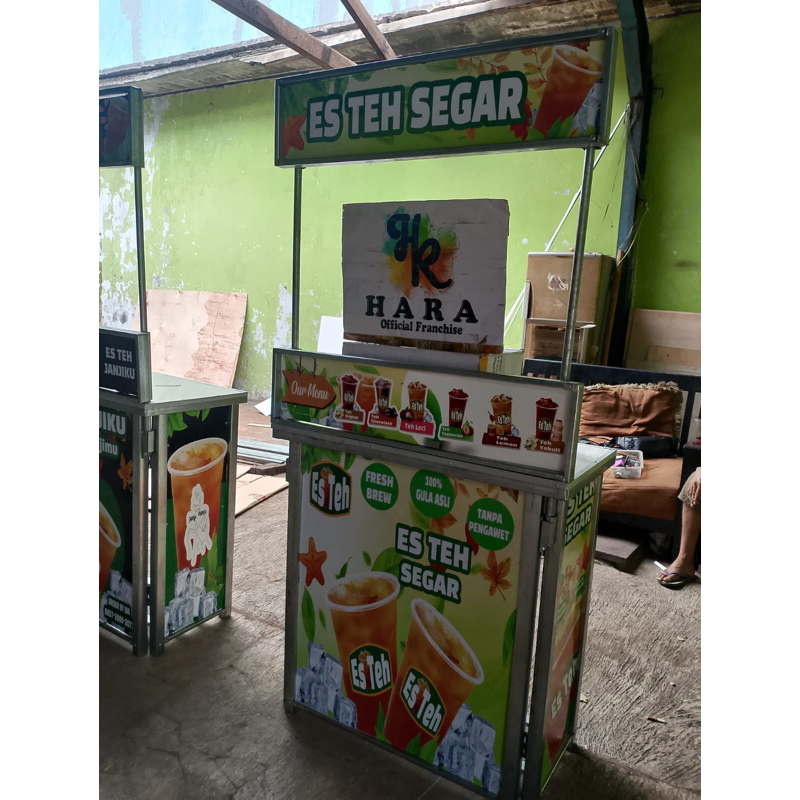 Jual Stiker vynil untuk booth/gerobak jualan bahan glosy | Shopee Indonesia