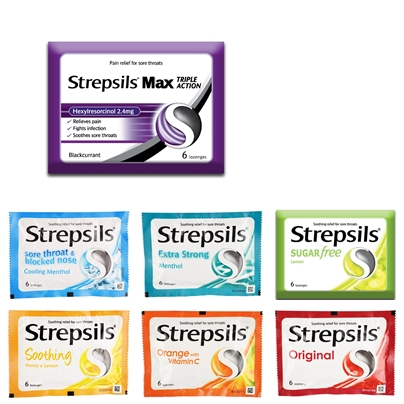 Jual Strepsils Soothing Relief Lozenges Pouch 6s (Max Blackcurrant ...