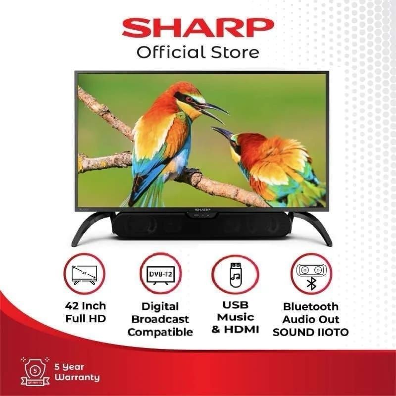 Jual SHARP 2T-C42DD1i-SB AQUOS Digital LED TV IIOTO [42 inch] | Shopee Indonesia