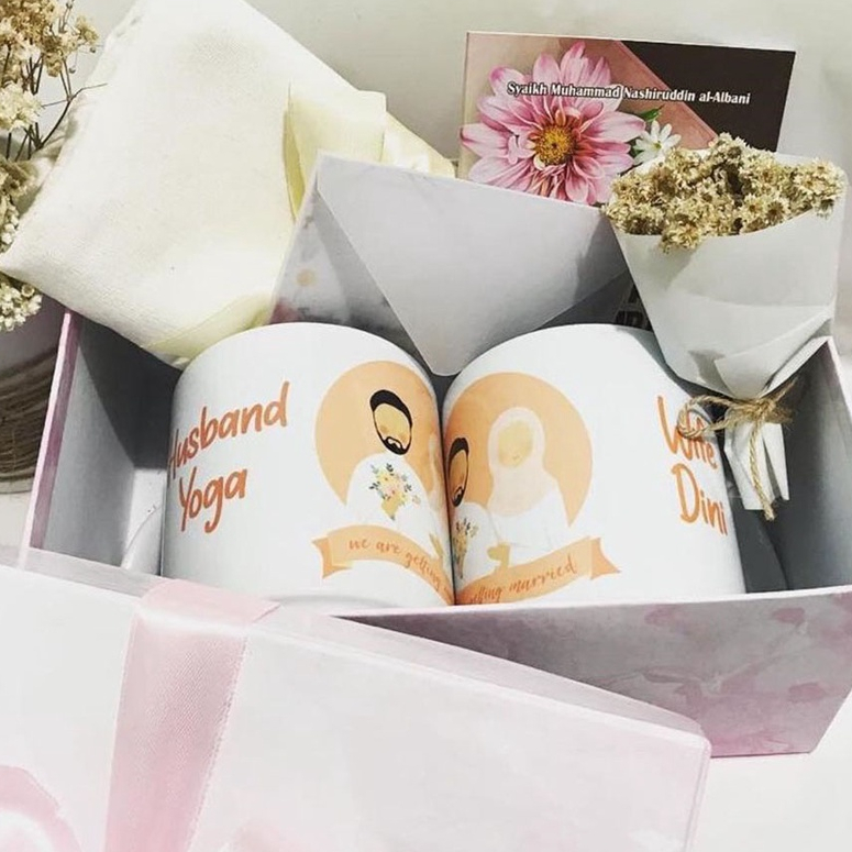 Jual [TANPA PO] HADIAH NIKAH Paket Hampers S&C Sourire Hampers - mug ...