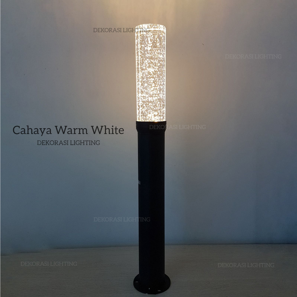 Jual Lampu taman standing led 7w kaca kristal stand outdoor waterproof ...