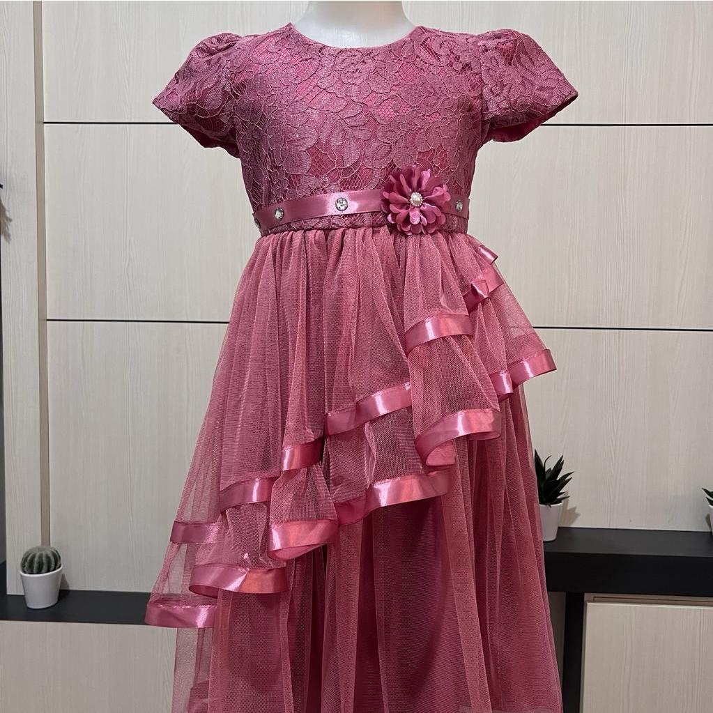 Jual {Itsme.collection} Baju pesta anak Brukat / baju dress anak usia 3 ...