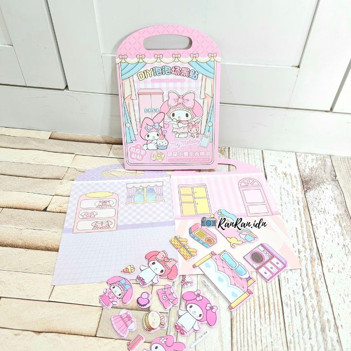Jual Sanrio Quiet book Cinnamoroll Kuromi Buku Diy Handmade Toys Paper ...