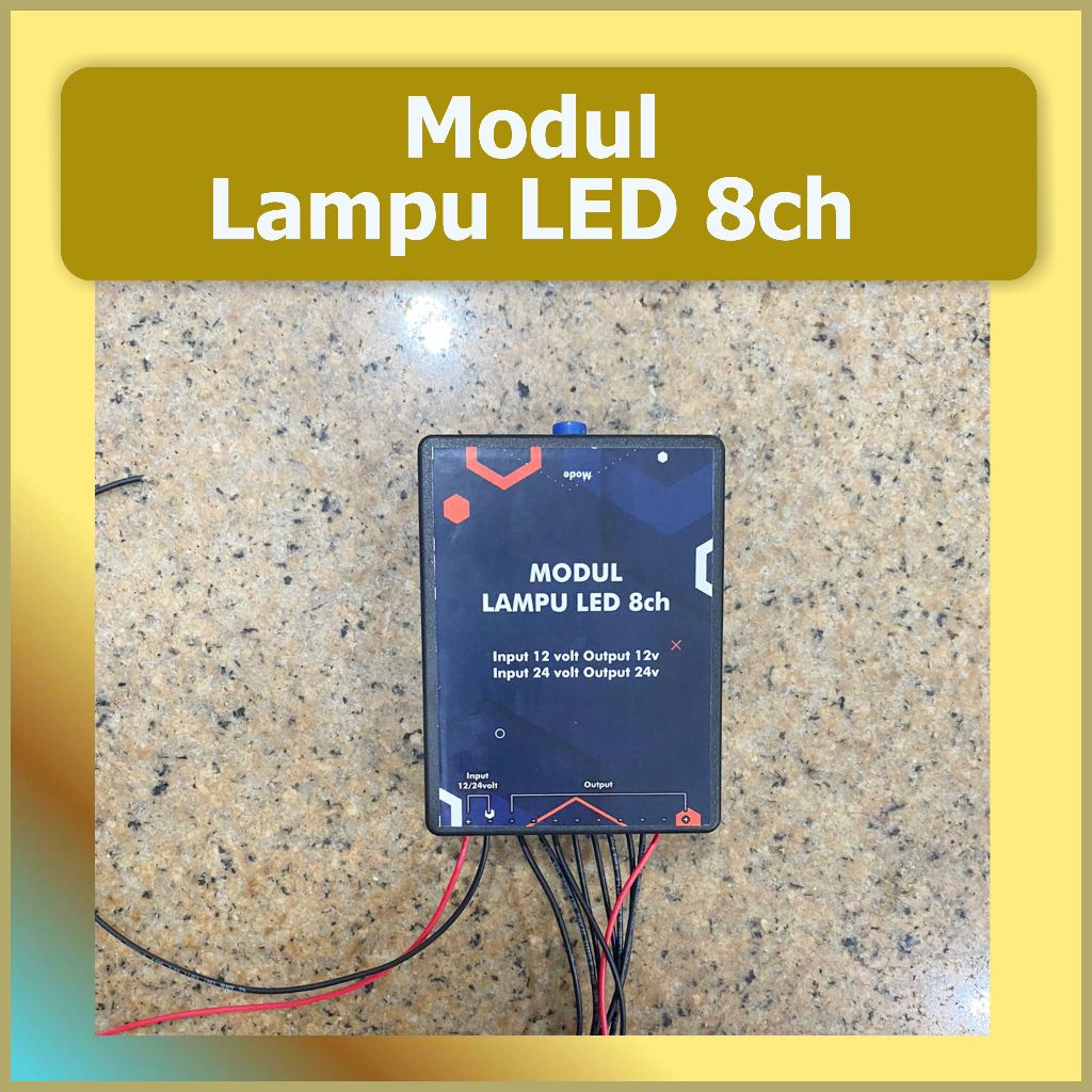 Jual Modul Lampu LED Kanal Bak Truk atau Bus 8 Chanel, 10 m=Mode ...