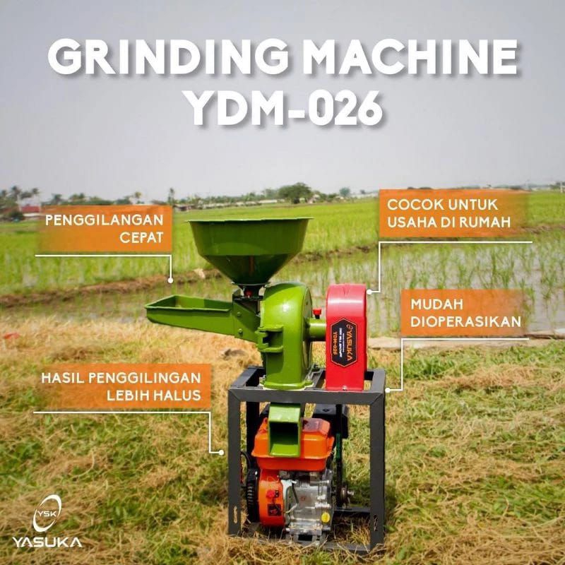 Jual mesin gilingan tepung / disk Mill machine yasuka ydm-026 (blm masuk mesin penggerak ...