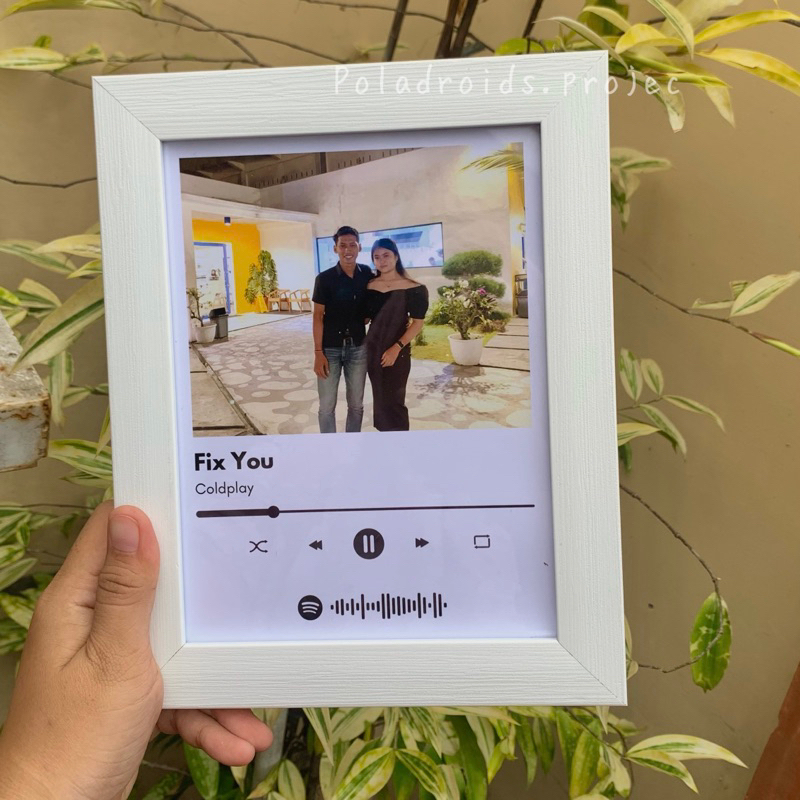 Jual CUSTOM BINGKAI FOTO 6R SPOTIFY HADIAH KADO ANNIVERSARY BIRTHDAY ...