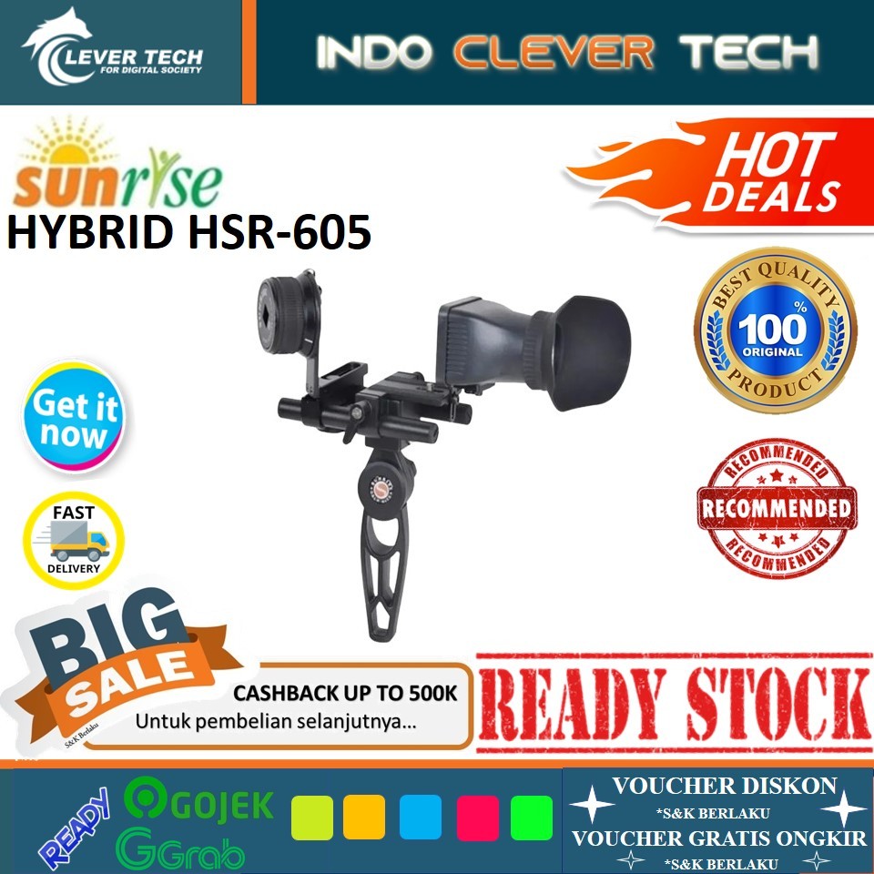 Jual Sunrise Hybrid HSR-605 View Finder Camera With Follow Focus | Shopee Indonesia