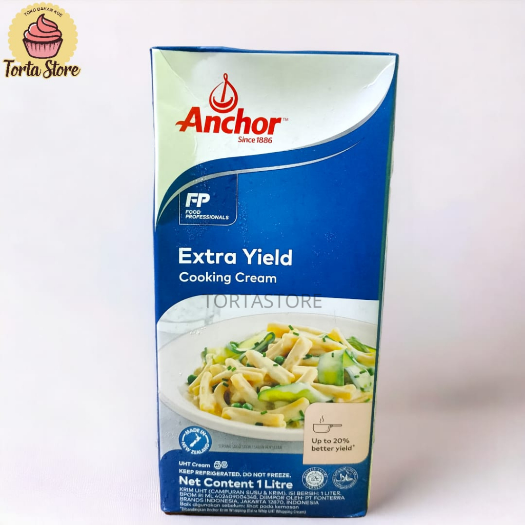 Jual Anchor Extra Yield Cooking Cream 1 liter | Shopee Indonesia