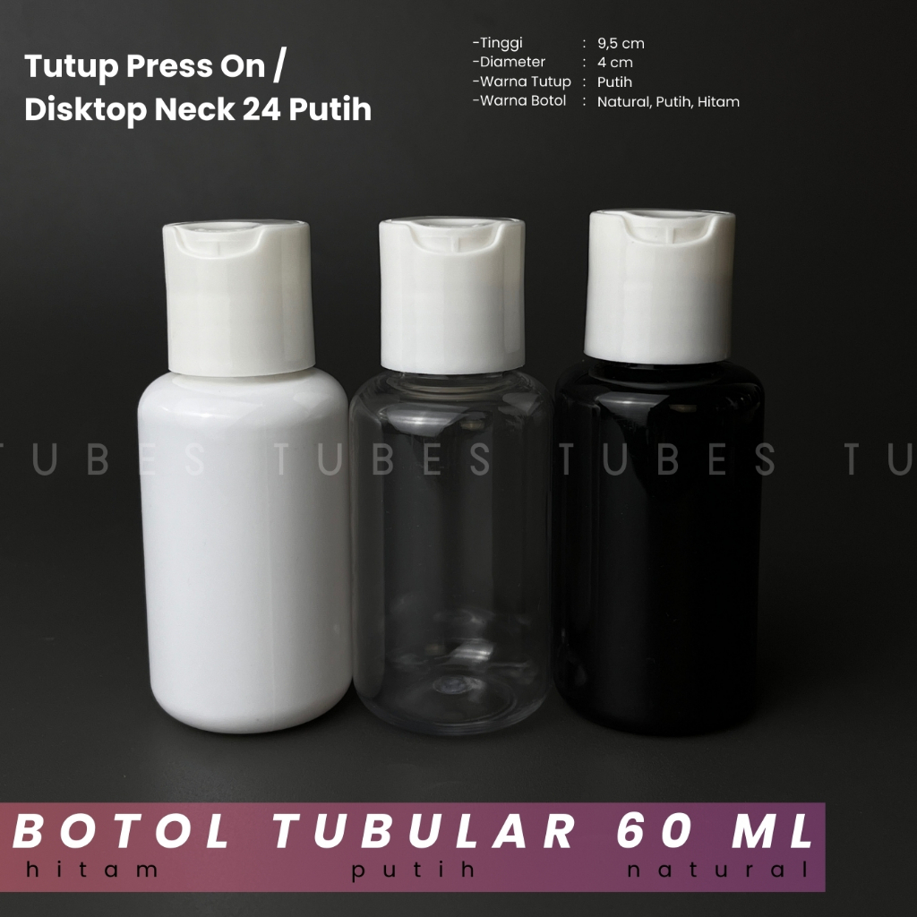 Jual BOTOL PRESSON 60 ML / BOTOL 60 ML TUTUP PRESS TOP PUTIH | Shopee ...