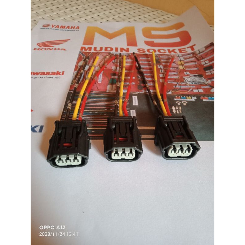 Jual soket sensor TPS Honda beat fi Vario dll kabel bintik | Shopee ...