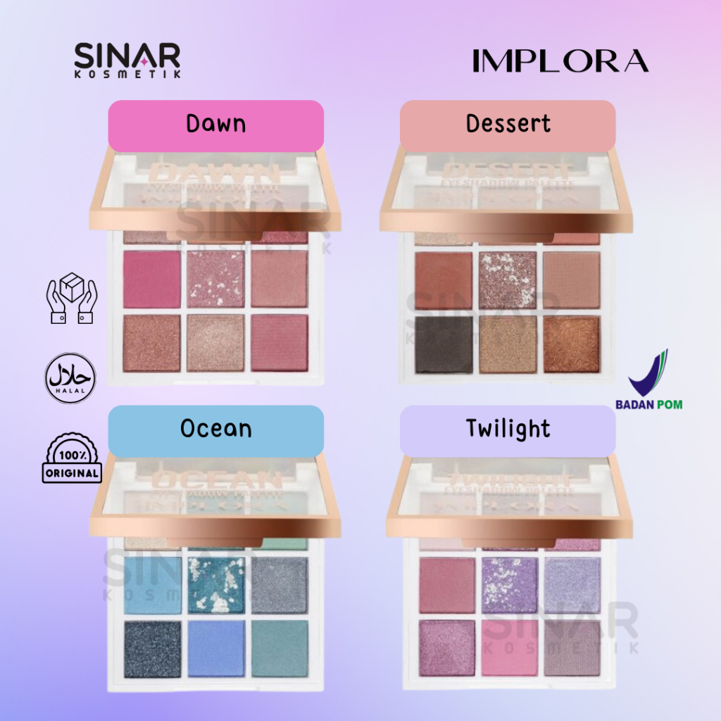 Jual Implora Eyeshadow Palette - Implora NEW Eyeshadow Palette Desert ...