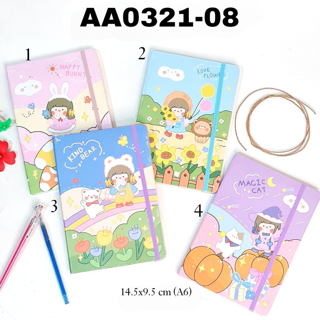 Jual SOS Buku Notes Tali A6 (72K) Fancy / Buku Catatan / Note book ...
