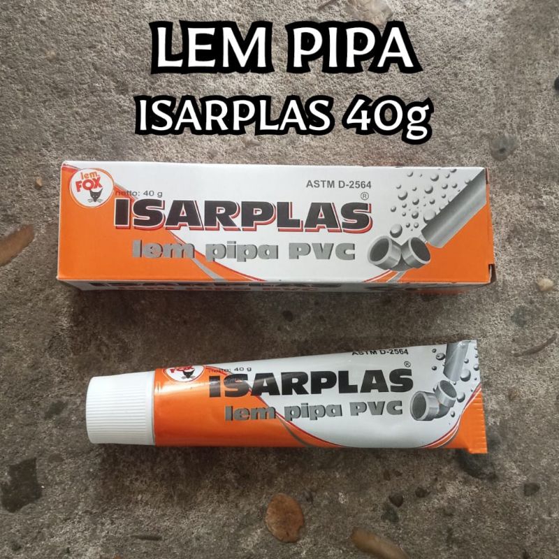 Jual Lem Pipa ISARPLAS 40g kuat awet tahan lama kemasan odol / pasta ukuran 40 g gram by lem fox ...