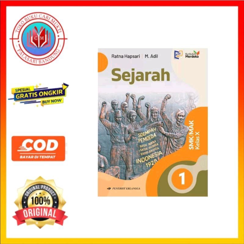 Jual Erlangga Buku Sejarah Untuk SMK/MAK Kelas 10 Kurikulum Merdeka | Shopee Indonesia