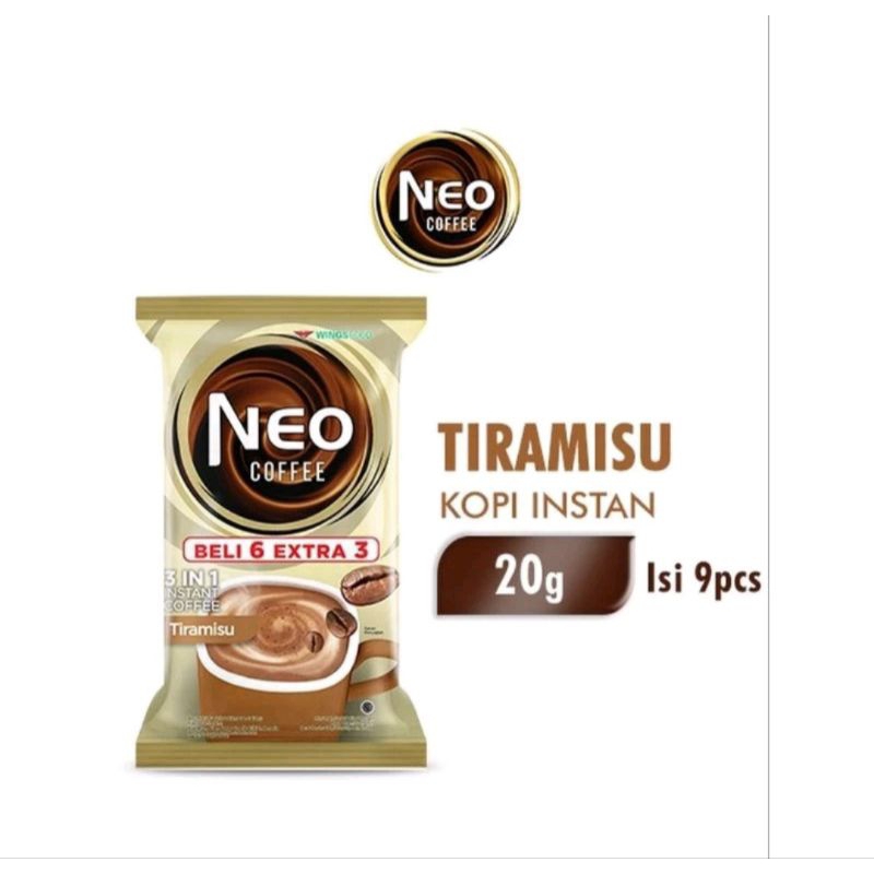 Jual NEO COFFEE KEMASAN POUCH (9 SACHET X 20 GRAM) | Shopee Indonesia