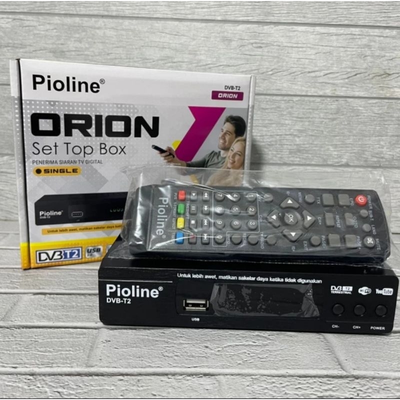Jual STB SET TOP BOX PIOLINE PENANGKAP SIARAN TV DIGITAL BISA YOUTUBE ...