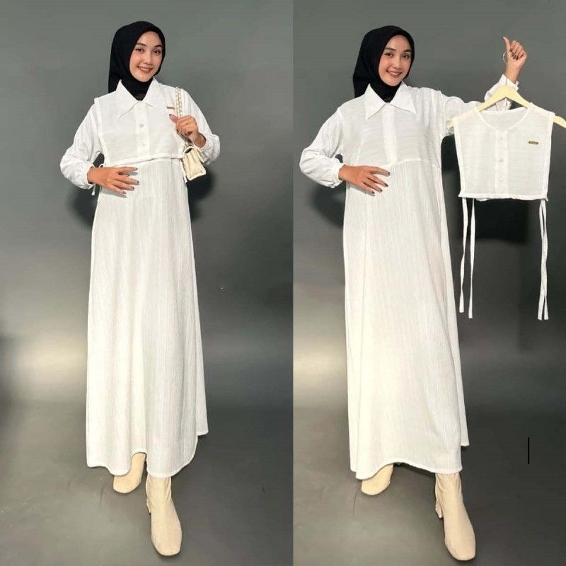 Jual DRESS BUSUI ALLESHA ROMPI LADYCRUSH PREMIUM | Shopee Indonesia