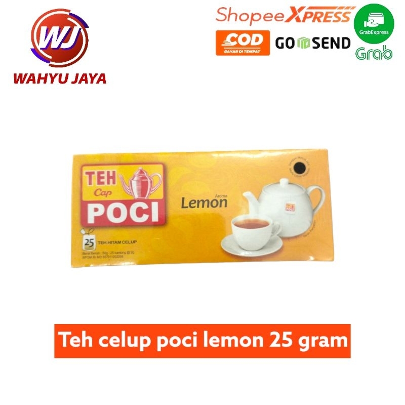 Jual teh celup poci lemon 25 gram | Shopee Indonesia