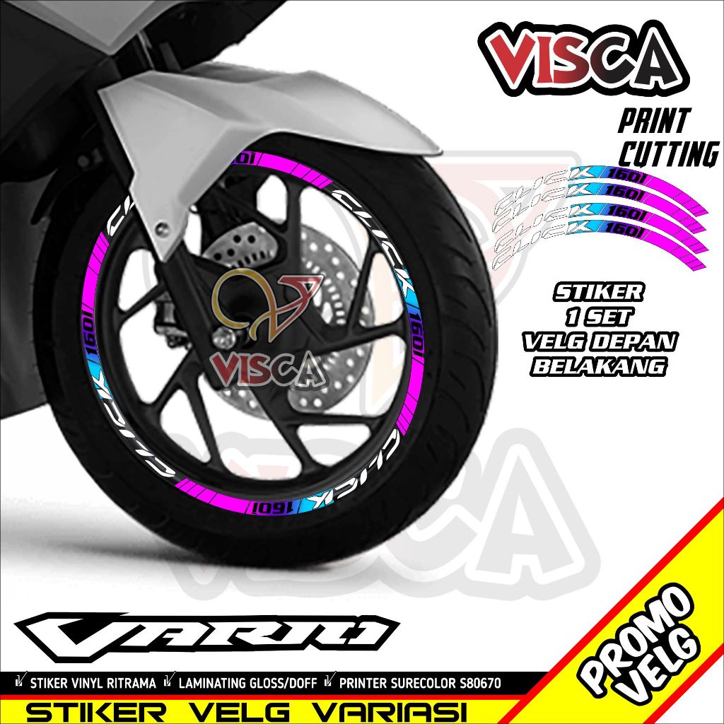 Jual Stiker Velg List Velg Motor Stiker Velg Vario Variasi Vario Click ...