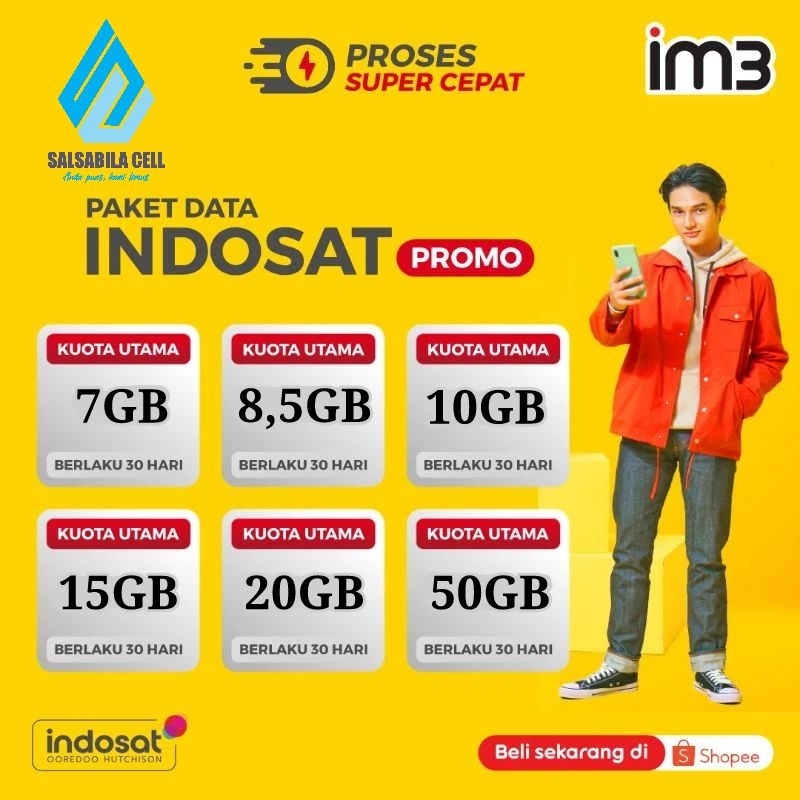Jual HOT PROMO!! INDOSAT FREEDOM INTERNET || KUOTA ISAT IM3 MURAH ...