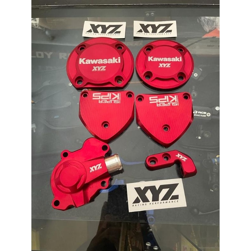 Jual PAKET PAKETAN 4 SET TUTUP COVER MESIN KIPS BRAKET KOPLING WATER ...