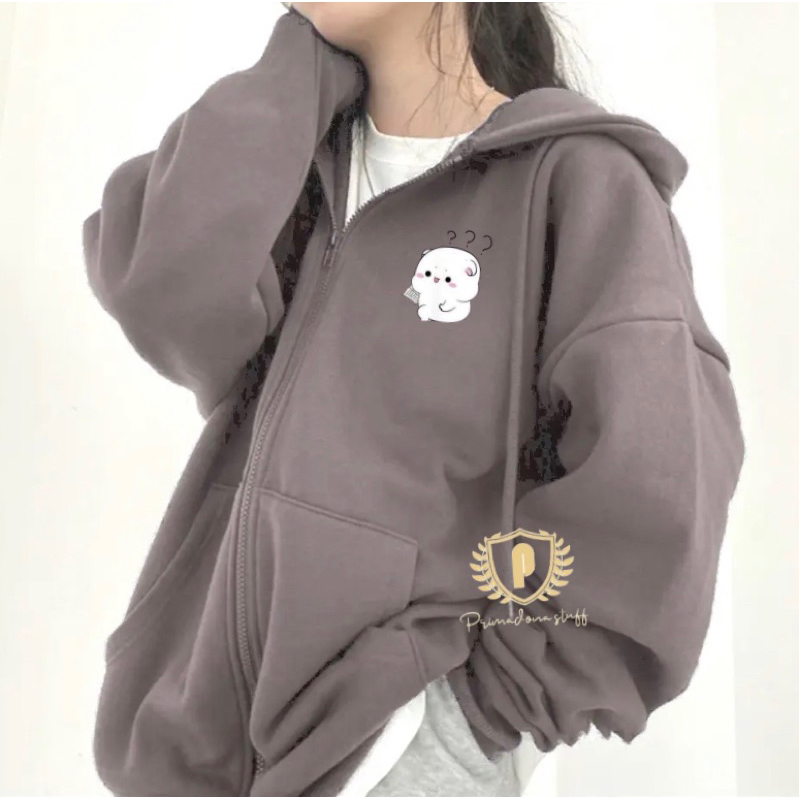 Jual Cat Sweater sleting Hoodi jacke Lucu kekinian Wanita pria cute cat ...