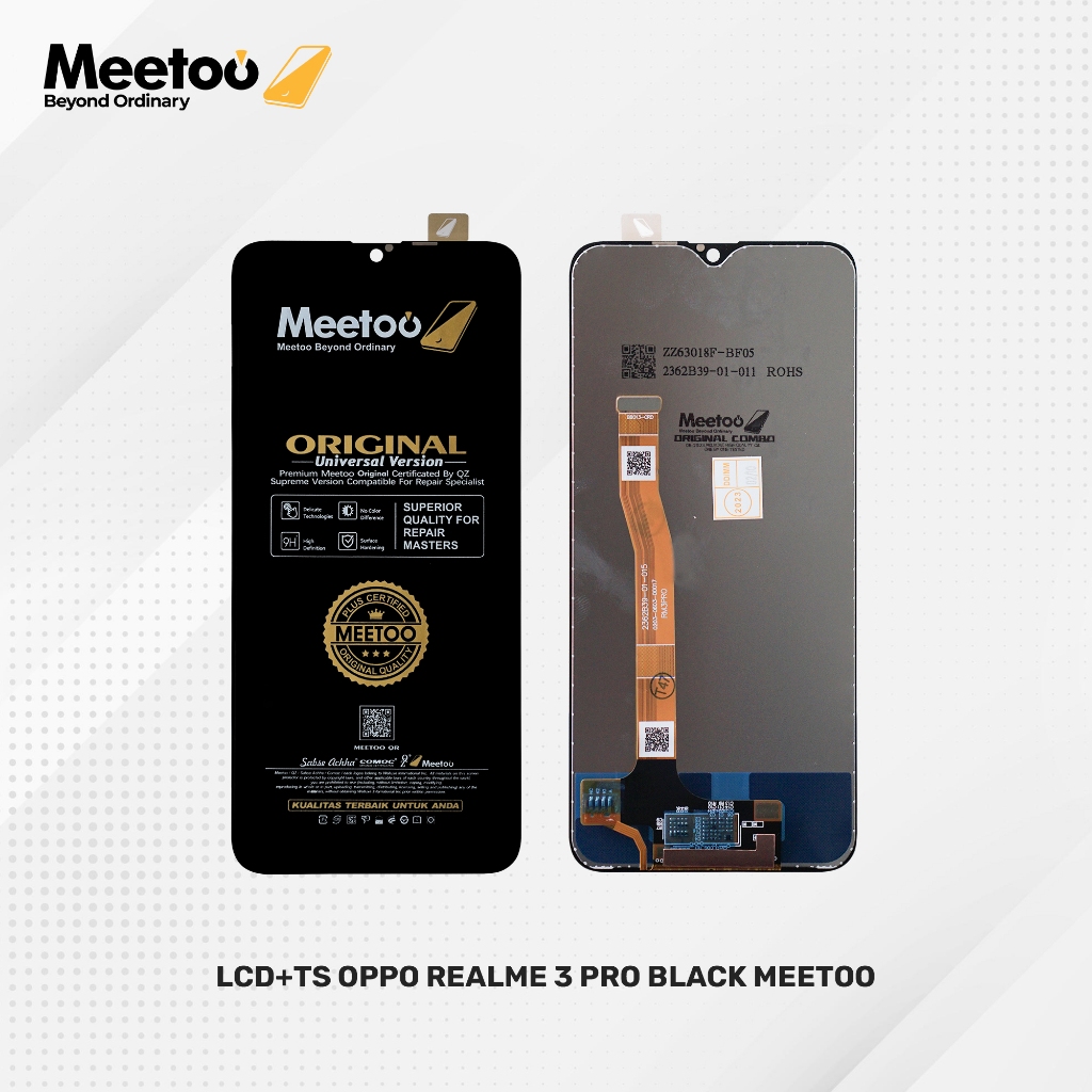 Jual LCD+TOUCHSCREEN OPPO REALME 3 PRO BLACK MEETOO | Shopee Indonesia