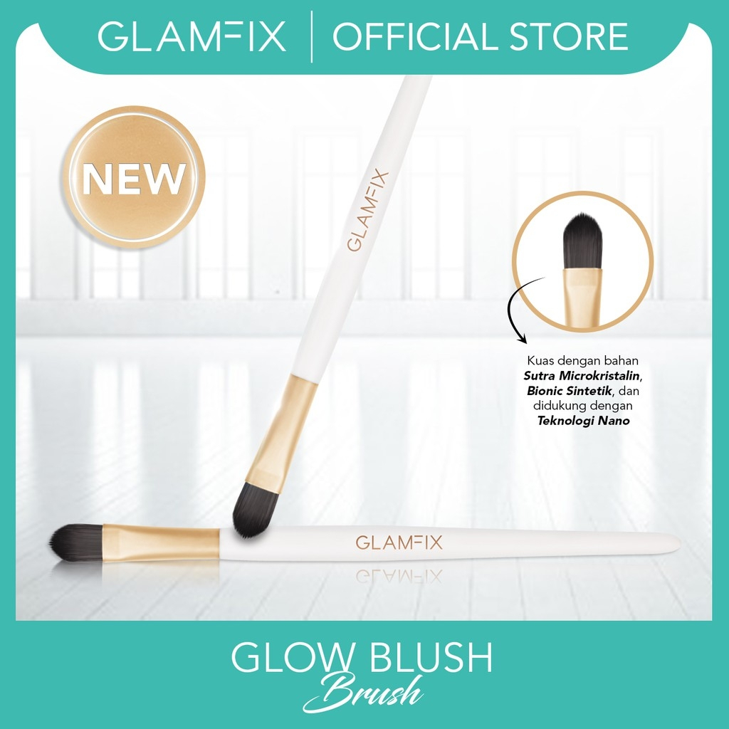 Jual GLAMFIX GLOW BLUSH BRUSH / PERFECTING CONCEALER BRUSH (1 PCS ...
