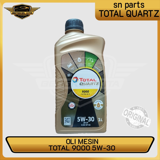 Jual Oli Mesin Bensin TOTAL QUARTZ 9000 5W 30 Future GF-6 1L original ...
