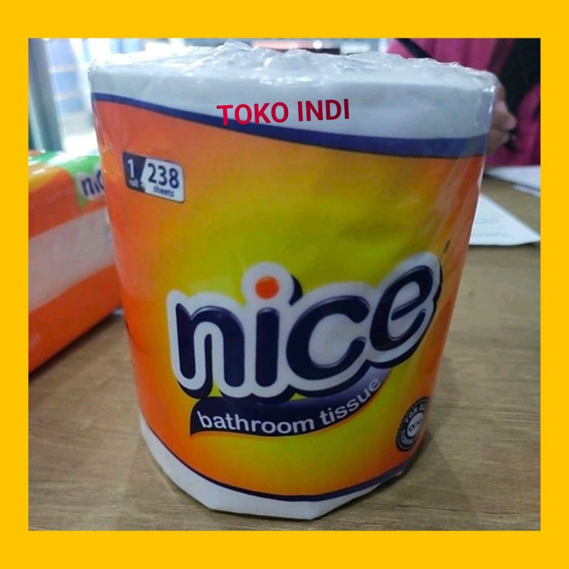 Jual Tissue Gulung Nice/Tisu Gulung Bertulang/Tisu Per Roll | Shopee ...