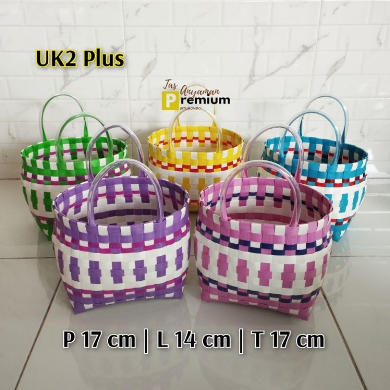 Jual (UK2 Plus Oval) 17x14x17 cm Tas Souvenir/ Tas Belanja/ Tas pasar ...