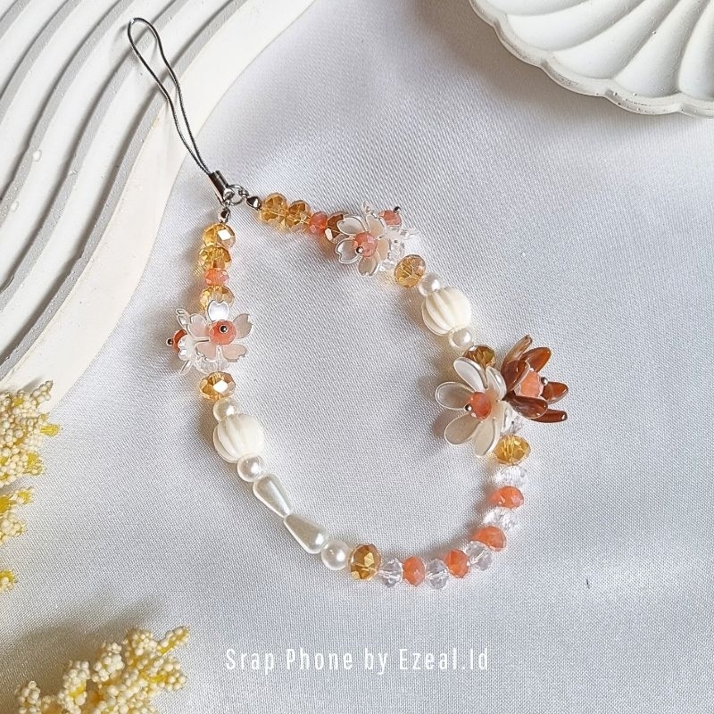 Jual Phone Strap Beads Gantungan Lanyard Tali Hp Manik Manik Bunga ...