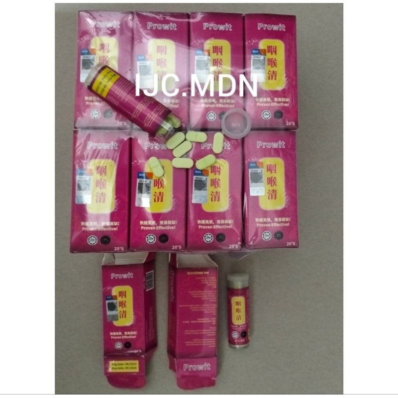 Jual prowit tablet obat sakit tenggorokan gusi bengkak | Shopee Indonesia