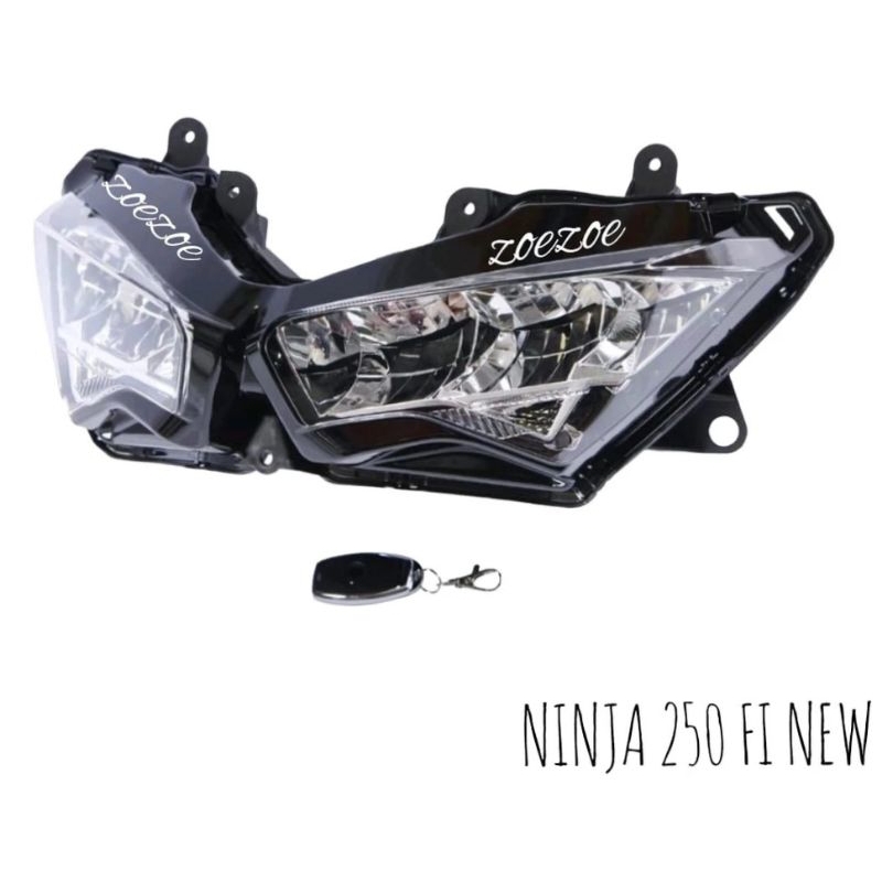 Jual Reflektor lampu depan led ninja 250 fi new 2018 2019 2020 up ...