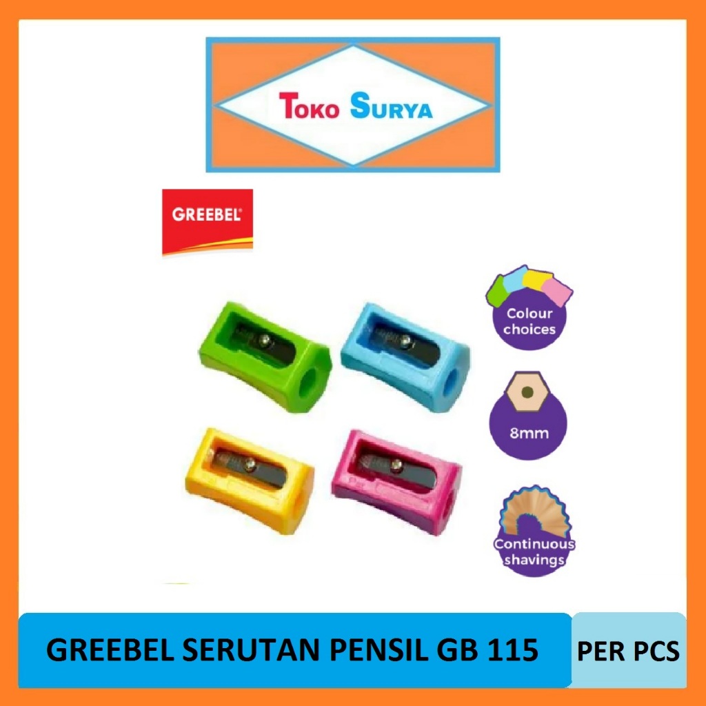 Jual Greebel Serutan / Rautan Pensil GB-115 (Pcs) | Shopee Indonesia