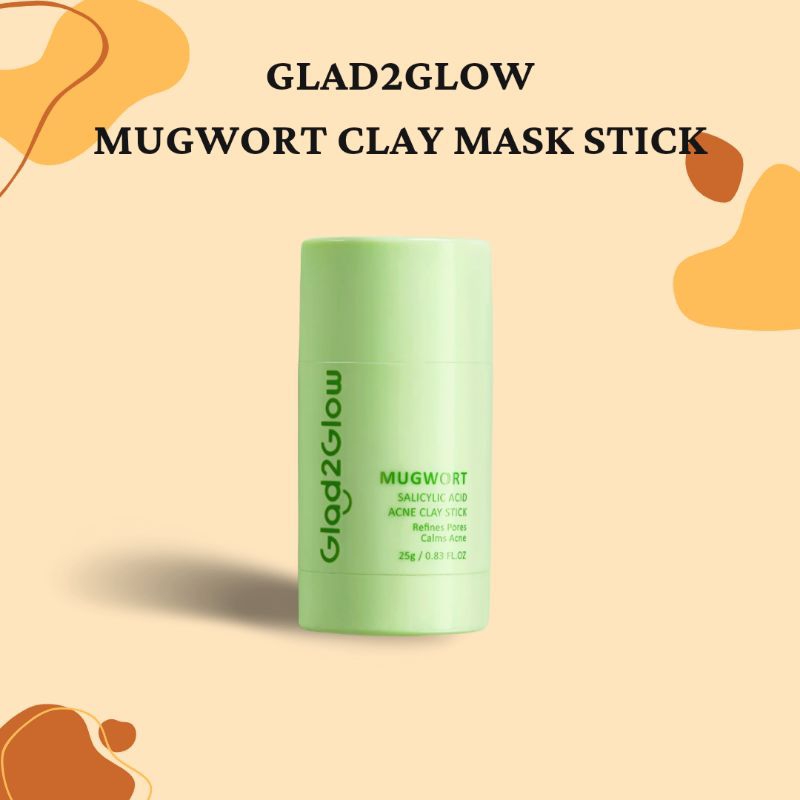 Jual Glad2Glow Real Mugwort Salicylic Acid Acne Control Clay Mask Stick | Shopee Indonesia